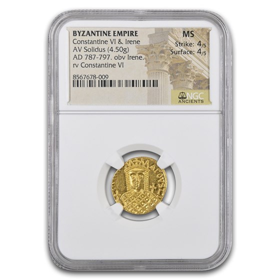 Buy 787-97 AD Byzantine Gold Solidus MS NGC (4/4) | APMEX