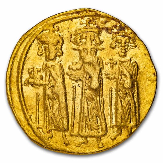 Buy 632-641 Byzantine Gold Solidus Heraclius XF | APMEX
