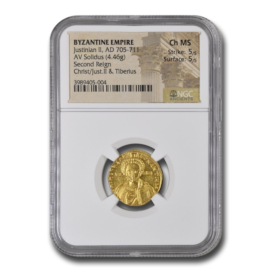 Buy 705-11 AD Byzantine Gold Solidus Ch MS NGC (5/5) | APMEX