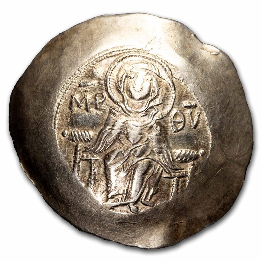 Buy Byzantine EL Aspron Trachy Nomisma Manuel I (1143-1180 AD) Ch AU ...