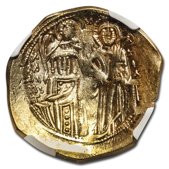 Buy Byzantine EL/AV Hyperpyron Michael VIII (1261-1282 AD) AU NGC | APMEX