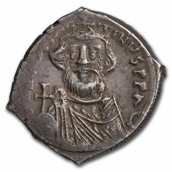 Byzantine Empire AR Hexagram Constans II (654-668 AD) VF (SB-991)