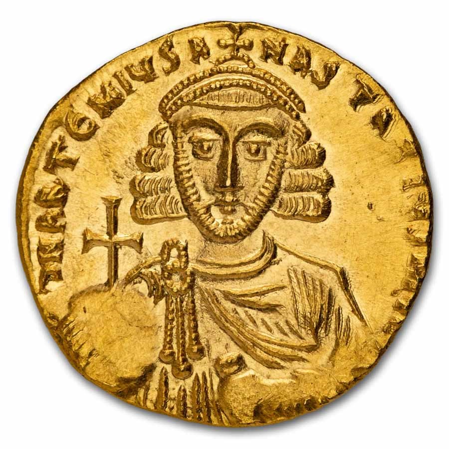 Buy 713-715 AD Byzantine Gold Anastasius II MS S-1463 | APMEX