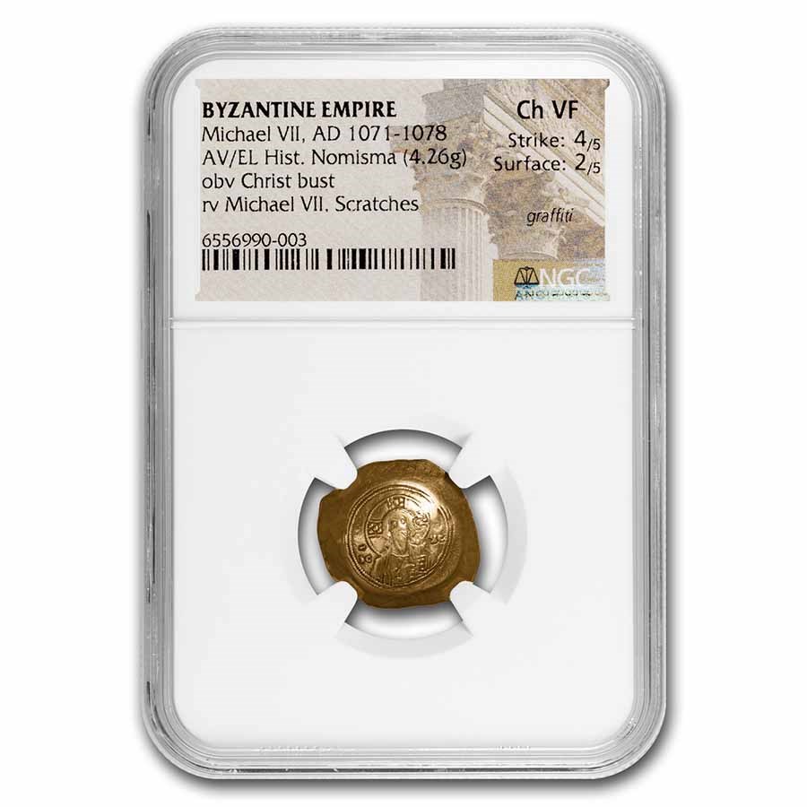 Buy Byzantine Empire AV Hist Nom Michael VII (1071-1078 AD) Ch VF NGC ...