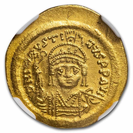 Buy Byzantine Empire AV Solidus Justin II (565-578 AD) MS NGC (S-345 ...
