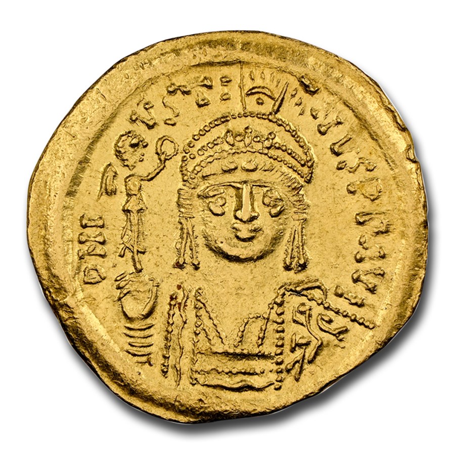 Byzantine Empire AV Solidus Justin II (565-578 AD) MS NGC (S-345)