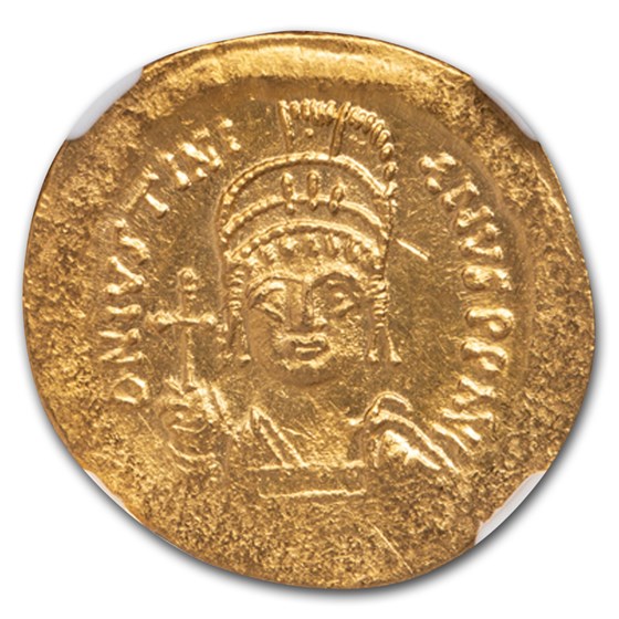 Buy Byzantine Empire AV Solidus Justinian I (527-565 AD) MS NGC S-140 ...