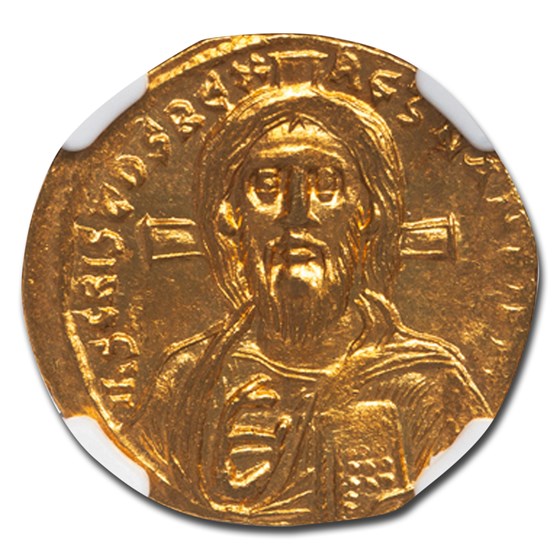 Buy Byzantine Empire AV Solidus Justinian II (685-695 AD) Ch MS NGC | APMEX