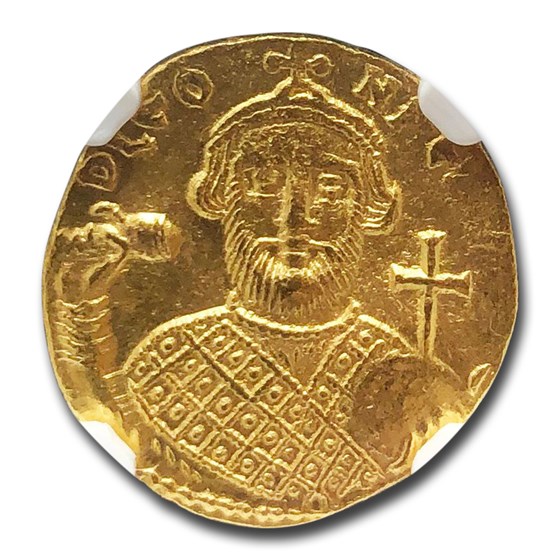 Buy Byzantine Empire AV Solidus Leontius (695-698 AD) Ch MS NGC | APMEX