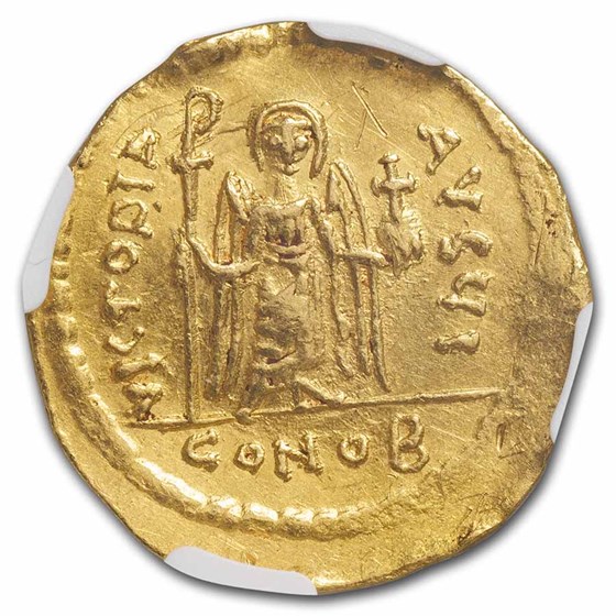 Buy Byzantine Empire AV Solidus Phocas (602-610 AD) AU NGC (S-620) | APMEX