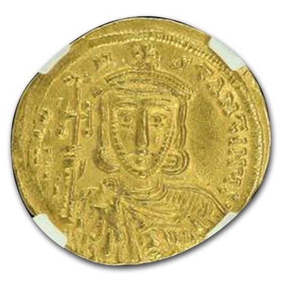 Buy Byzantine Gold AV Solidus Constantine V (740/1-775) MS NGC | APMEX