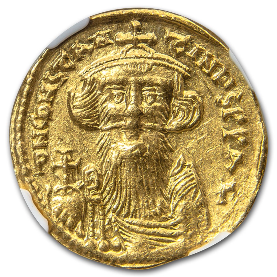 Buy Byzantine Gold Emperor Constans II (641- 685 AD) Ch AU NGC | APMEX