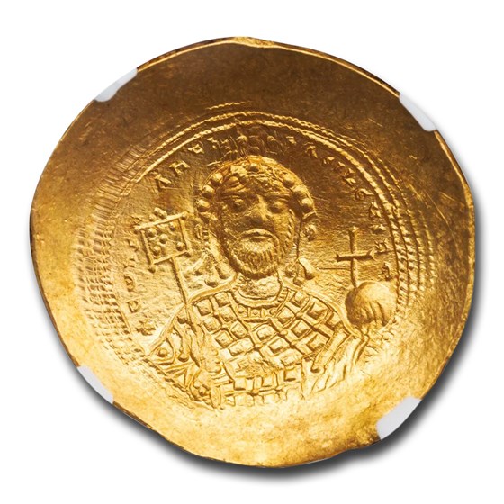 Buy Byzantine Gold Hist. Nomisma Constantine IX (1042-1055 AD) MS NGC ...