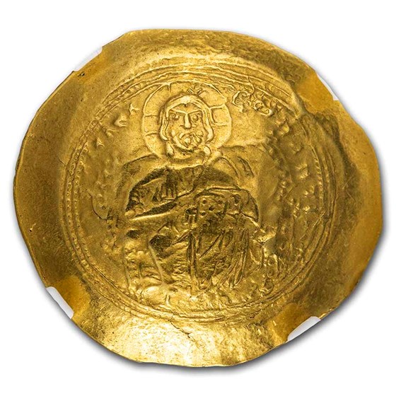 Buy Byzantine Gold Histamenon Constantine IX (1042-1055 AD) Ch XF NGC ...