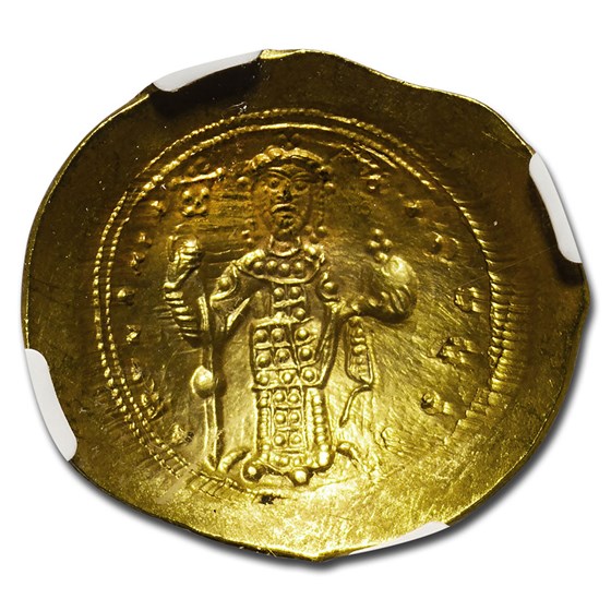 Buy Byzantine Gold Histamenon Constantine X (1059-67 AD) Ch AU NGC | APMEX