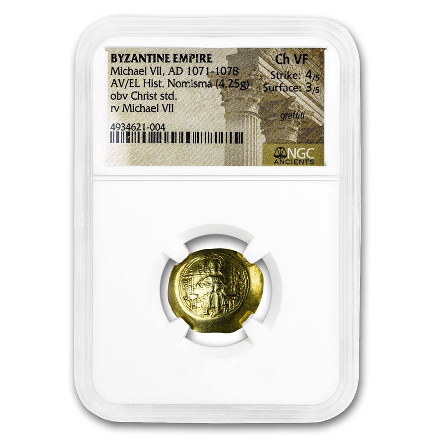Buy Byzantine Gold Histamenon Michael VII (1071-1078 AD) Ch VF NGC | APMEX
