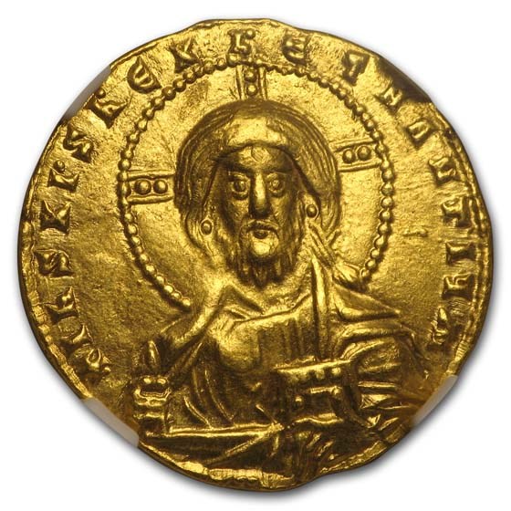 Buy Byzantine Gold Solidus Constantine VII (945-963 AD) AU NGC | APMEX