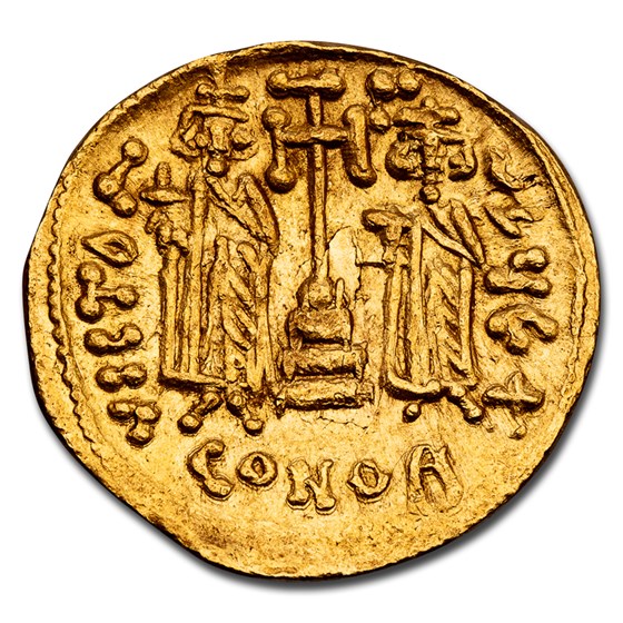 Buy Byzantine Gold Solidus Emperor Constantine IV (668-685 AD) AU NGC ...
