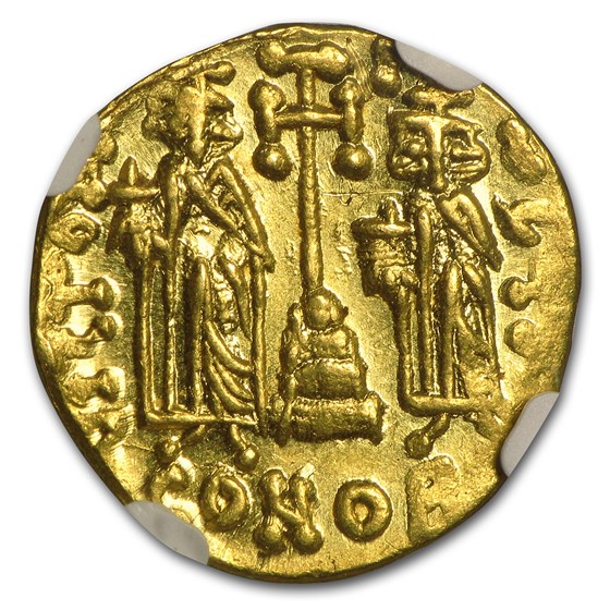 Buy Byzantine Gold Solidus Emperor Constantine IV (668-685 AD) MS NGC ...