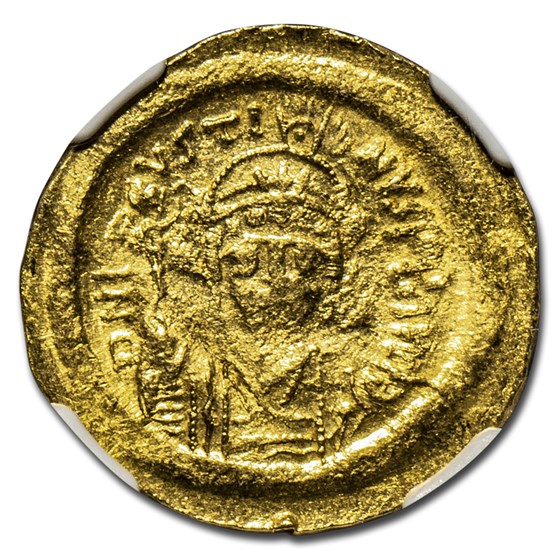 Buy Byzantine Gold Solidus Emperor Justin II (565-578 AD) NGC (Vault ...