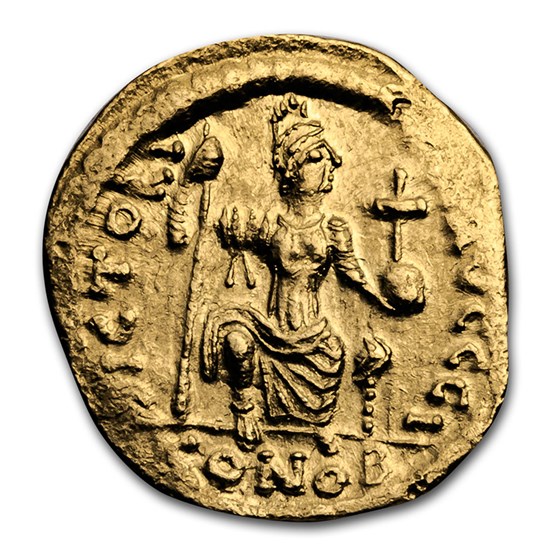 Buy Byzantine Gold Solidus Emperor Justin II (565-578 AD) XF | APMEX