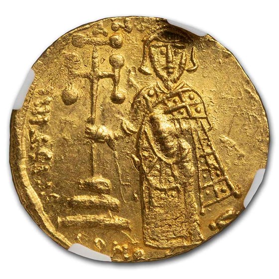 Buy MS Byzantine Gold Solidus Justinian II (685-695 AD) | APMEX