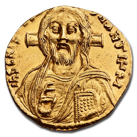 Buy Byzantine Gold Solidus Justinian II (685-695 AD) MS NGC (S-1248 ...