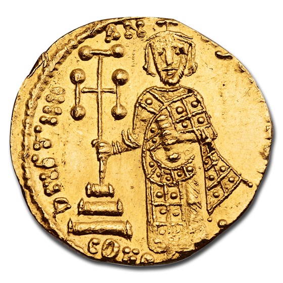 Buy Byzantine Gold Solidus Justinian II (685-695 AD) MS NGC (S-1248 ...
