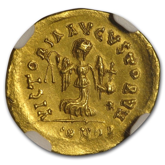 Buy Byzantine Gold Tremissis Emperor Anastasius I (491-518 AD) NGC | APMEX
