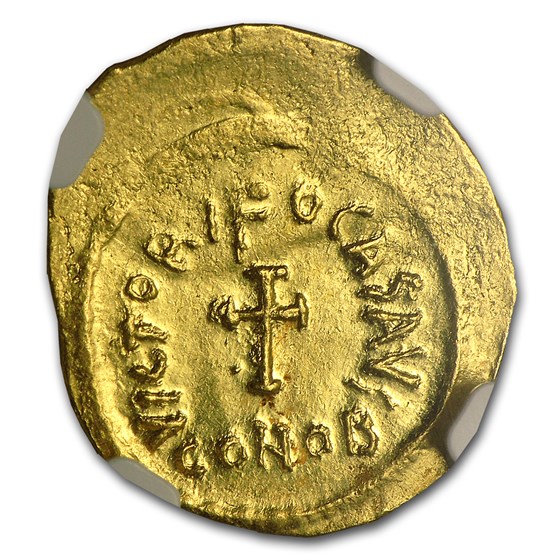 Buy Byzantine Gold Tremissis Emperor Phocas (602-610 AD) MS NGC | APMEX
