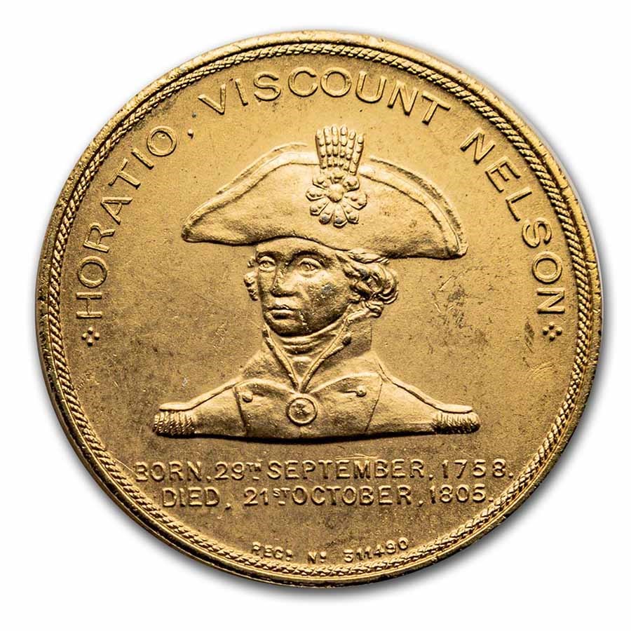 Buy (c.1897) Admiral Nelson Flagship Medal (w/Box) | APMEX