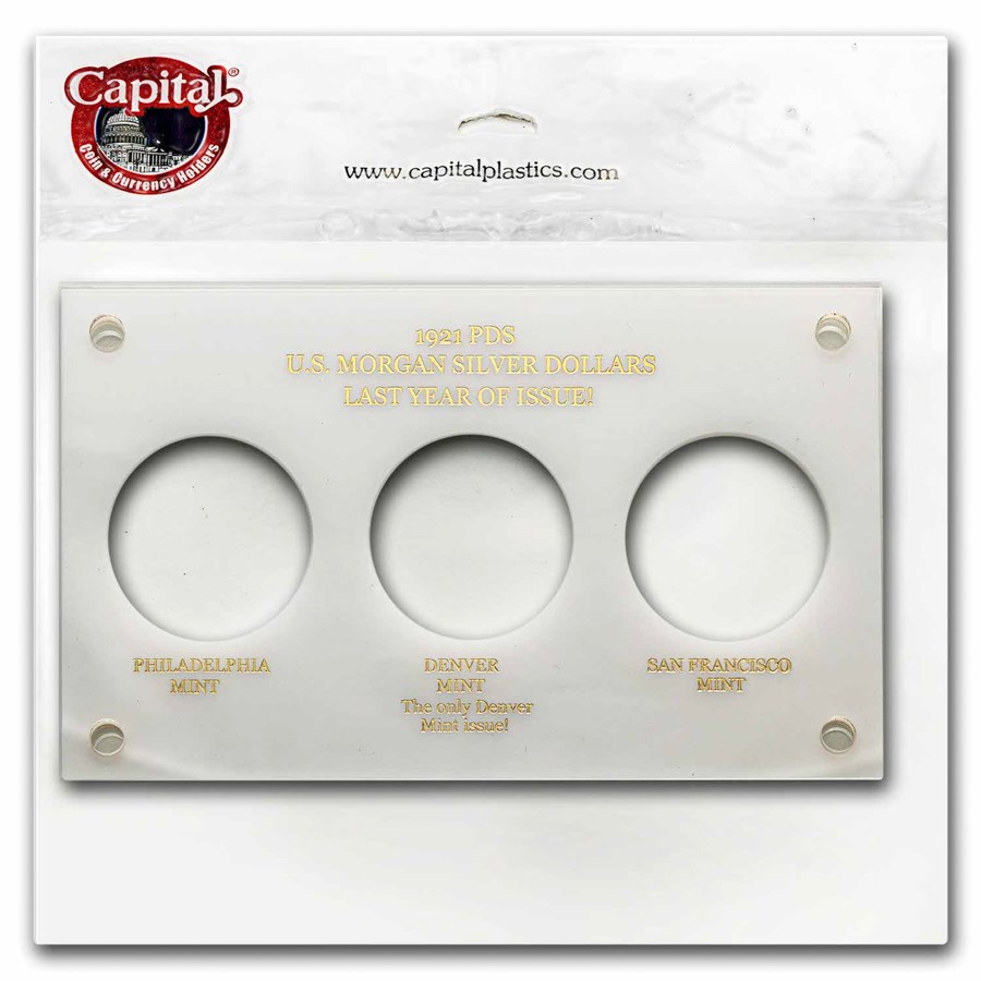 Buy Capital Plastics - 1921 PDS Morgan Dollar Holder | APMEX