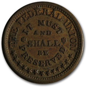 Buy Civil War Token Patriotic 222/325 MS-63 RB | APMEX