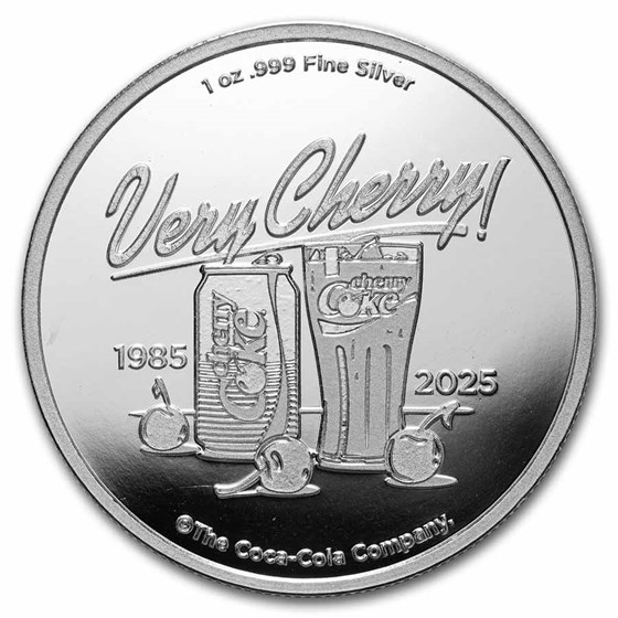 Buy Coca-Cola 1 oz Silver Round Colorized Cherry Coke | APMEX