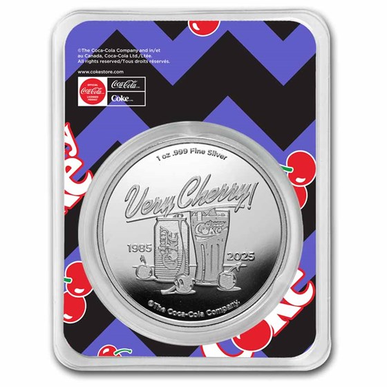 Buy Coca-Cola 1 oz Silver Round Colorized Cherry Coke | APMEX