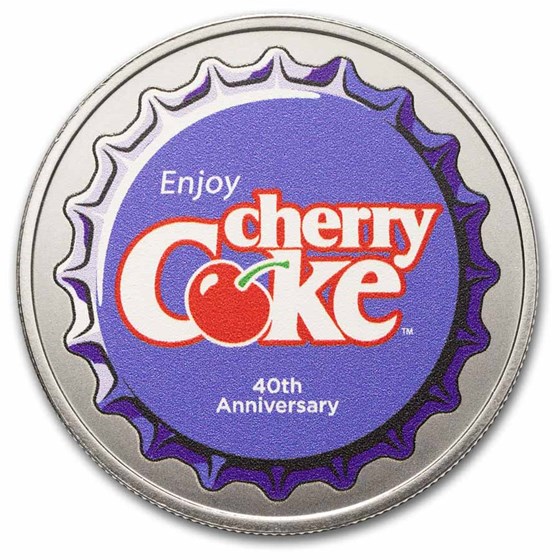 Buy Coca-Cola 1 oz Silver Round Colorized Cherry Coke | APMEX