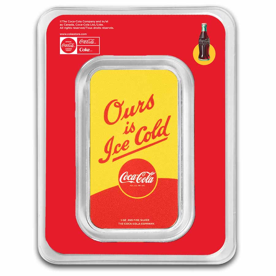 APMEX - Coca-Cola® 1 oz Silver Summer Fun Colorized Bar (in TEP)