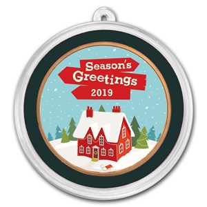 Buy Copper Medallion - Centennial Mint (Merry Christmas, Cozy House ...