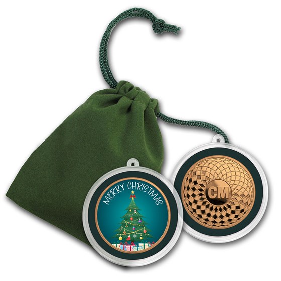 Buy Copper Medallion - Centennial Mint (Merry Christmas) | APMEX