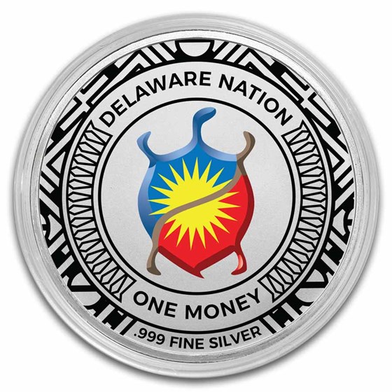 Buy Delaware Nation 1 oz Silver Colorized Proof | APMEX