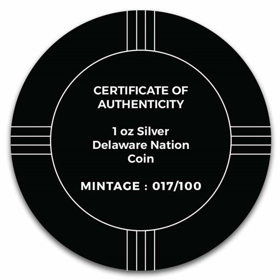 Buy Delaware Nation 1 oz Silver Colorized Proof | APMEX