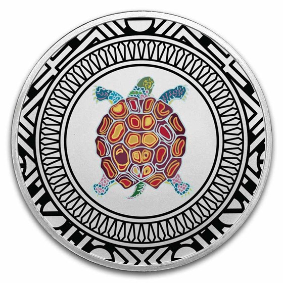 Buy Delaware Nation 1 oz Silver Colorized Proof | APMEX