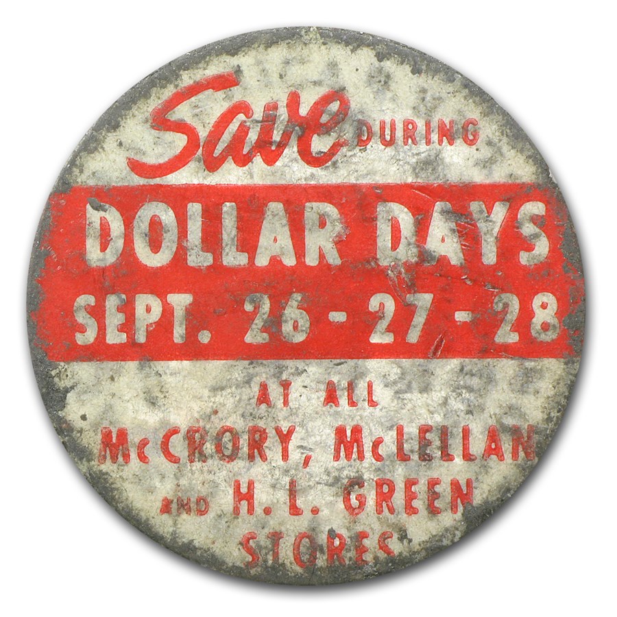 Buy Dollar Days at all McCrory, McLellan and H.L. Green Stores | APMEX