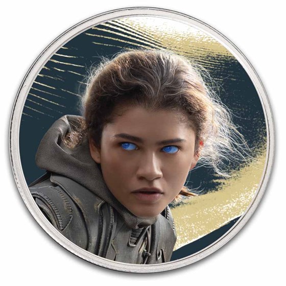 Buy DUNE 2 1 oz Silver Blue Eyes Chani (Colorized) | APMEX