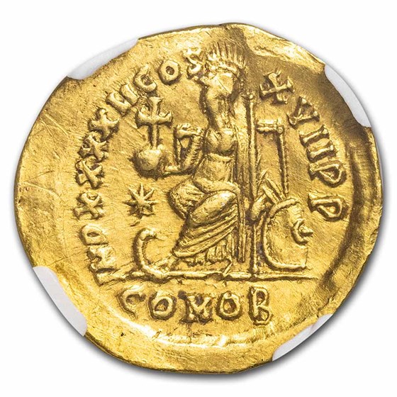 Buy East Rome Gold Solidus Aelia Eudocia 423-60 AD XF NGC (RIC X 296 ...