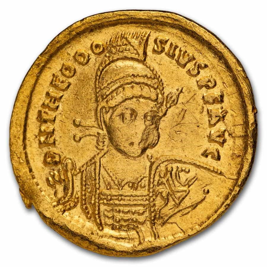 Eastern Roman Empire AV Solidus Theodosius II (402-450 AD) AU