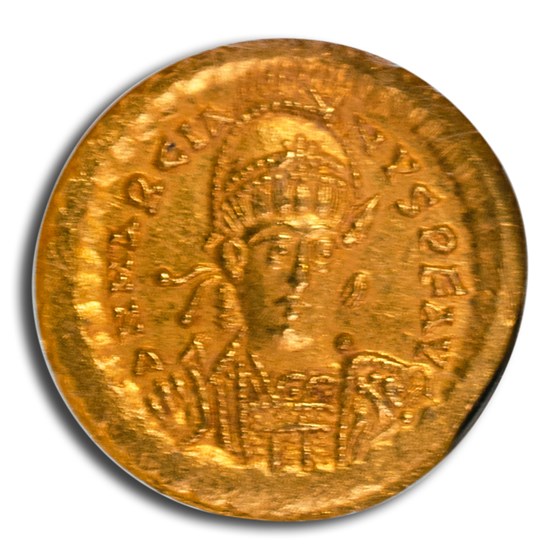 Buy Eastern Roman Empire Gold Solidus Marcian (450-457 AD) BU NGC | APMEX