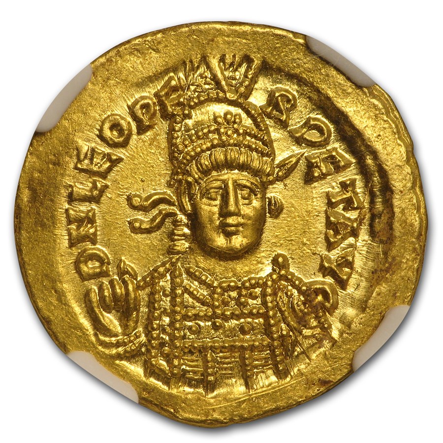 Buy Eastern Roman Gold Solidus Leo I (457-474 AD) MS NGC | APMEX