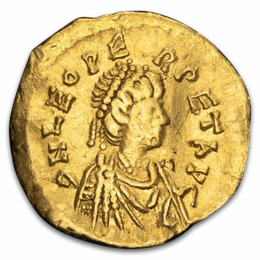 Eastern Roman Gold Tremissis Leo I (457-474 AD) AU (RIC X 611)