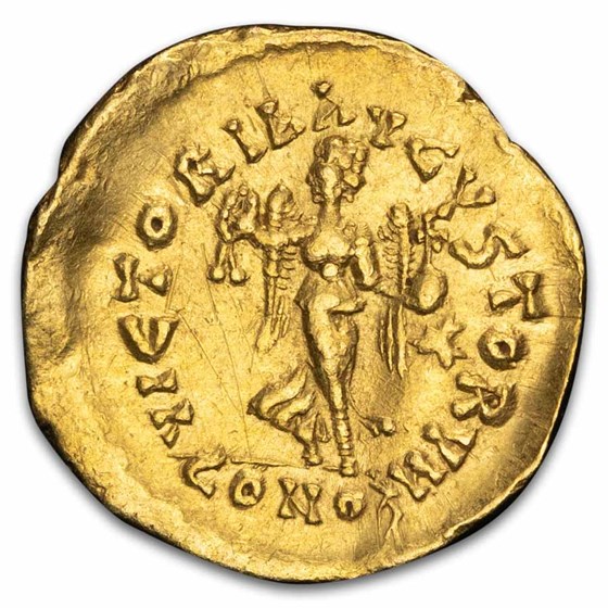 Eastern Roman Gold Tremissis Leo I (457-474 AD) AU (RIC X 611)